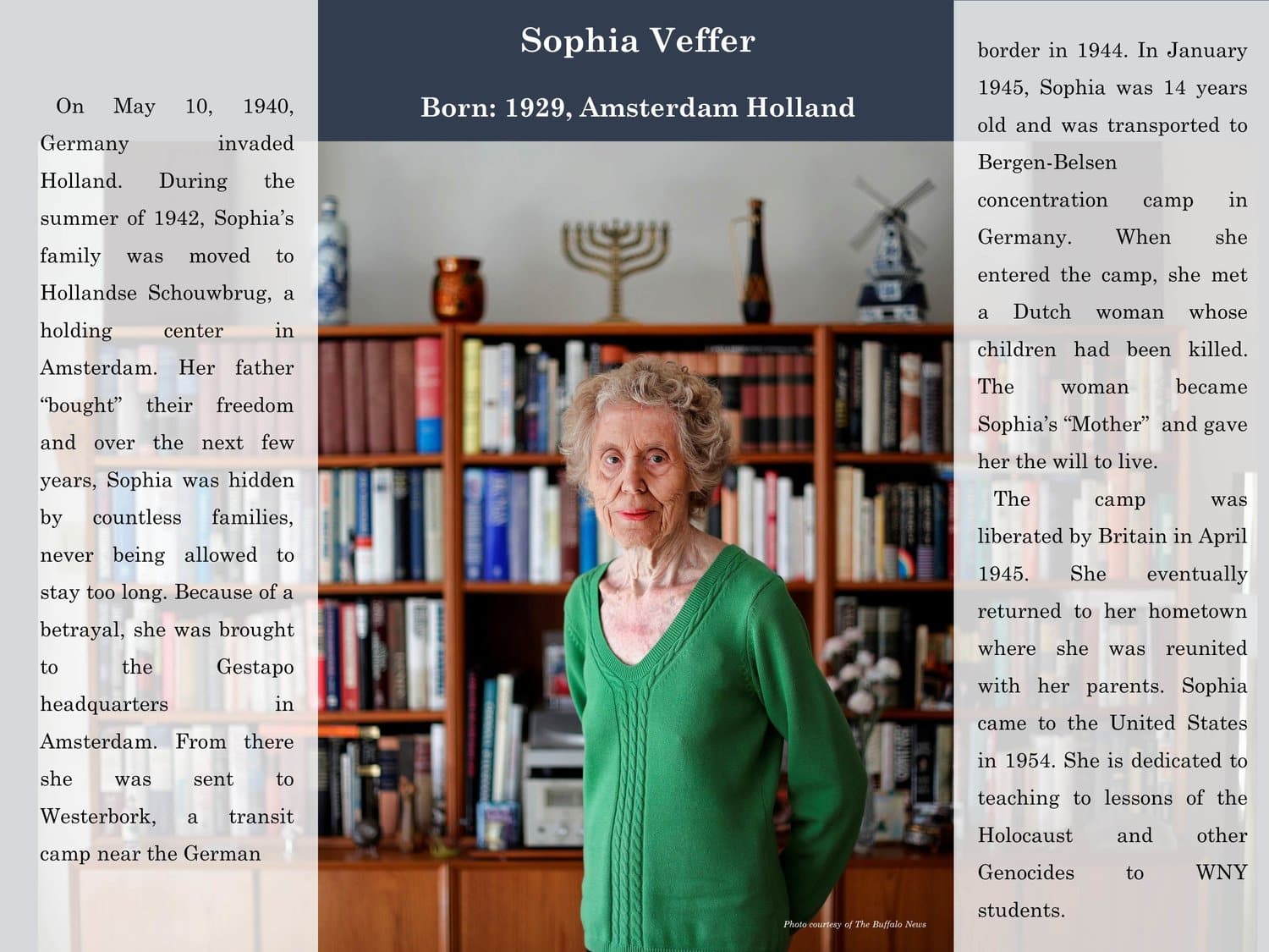Sophia Veffer ⋆ Buffalo Jewish Federation