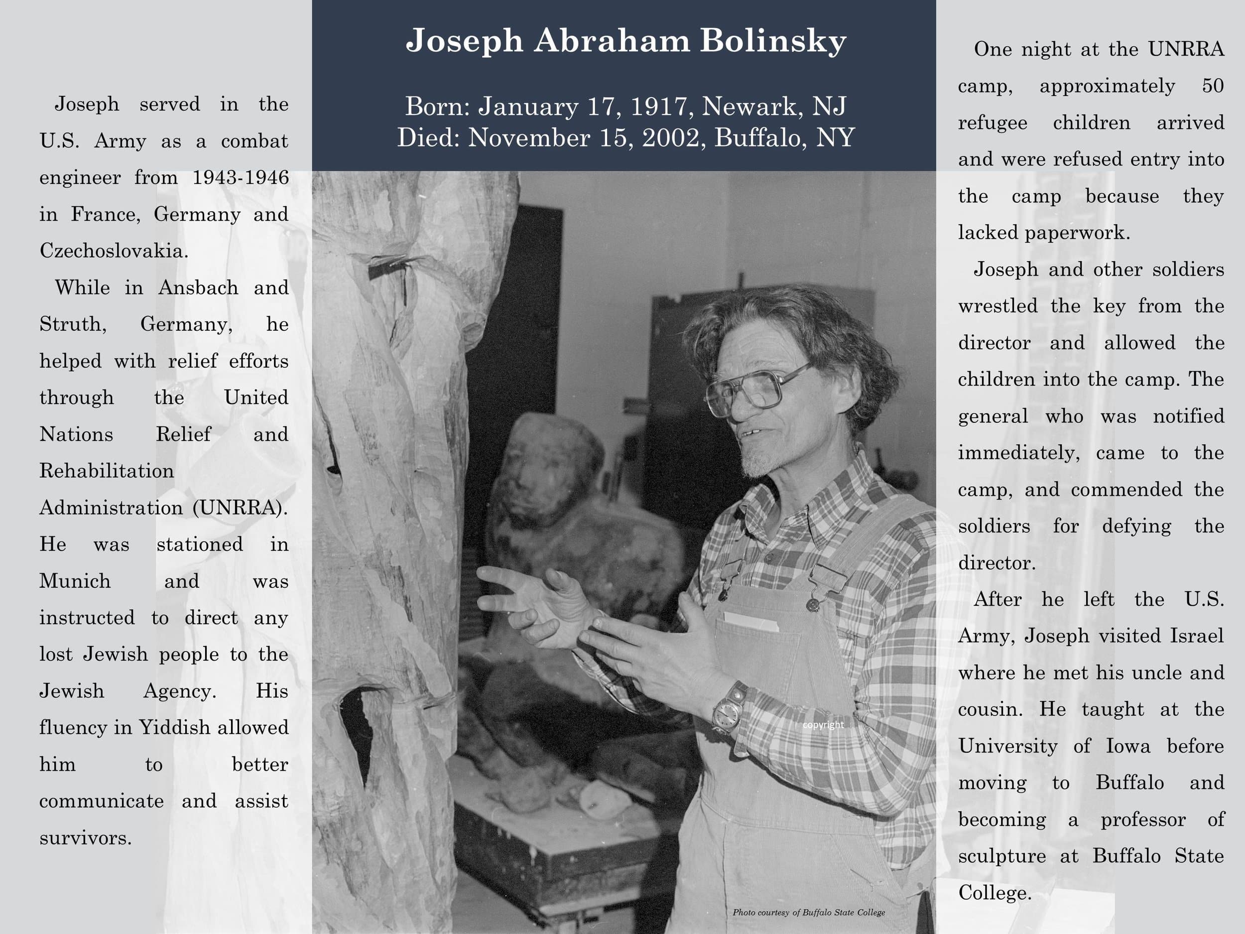 Joseph Bolinsky ⋆ Buffalo Jewish Federation