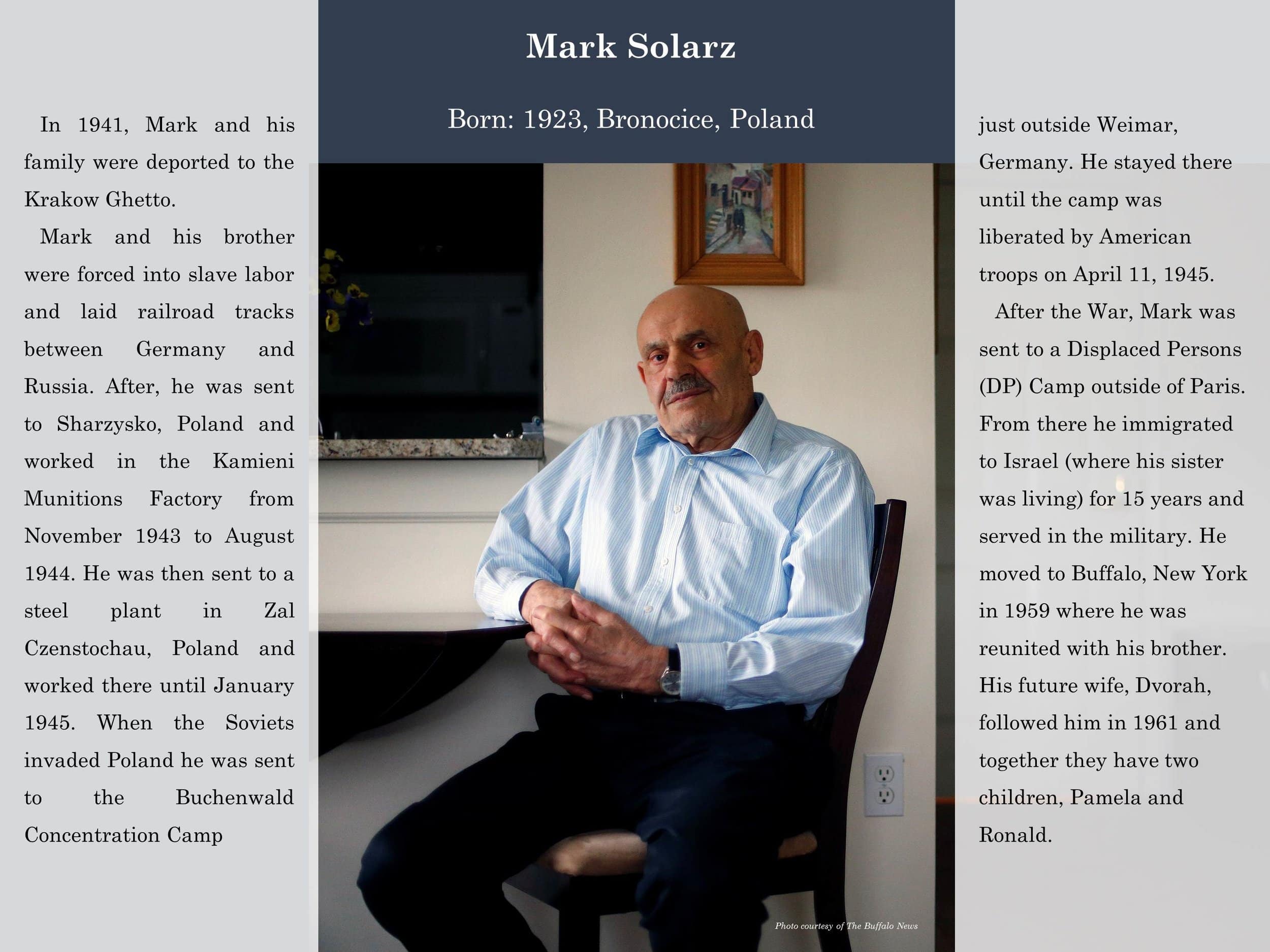 Mark Solarz ⋆ Buffalo Jewish Federation